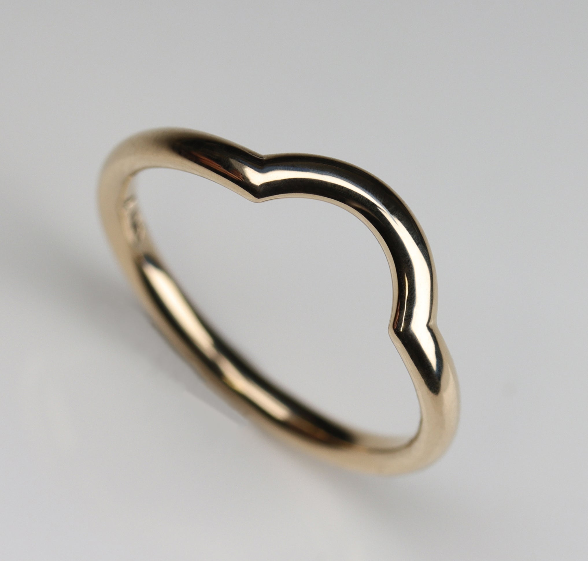 Narrow Contour Ring - Eco-friendly Recycled Gold or Platinum – Aide-mémoire