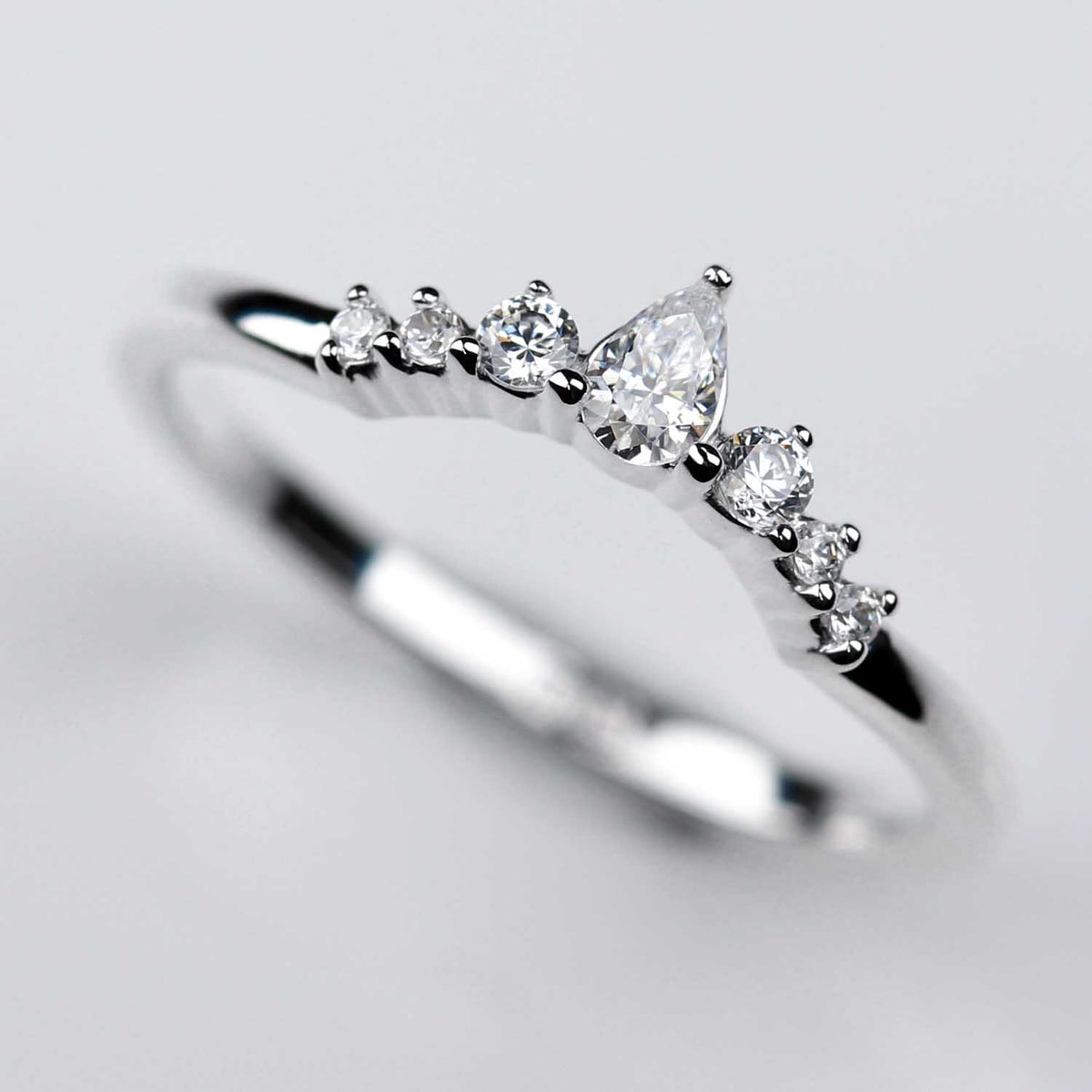 Narrow Contour Ring - Eco-friendly Recycled Gold or Platinum – Aide-mémoire