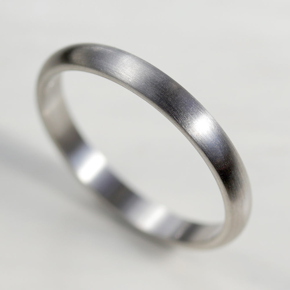Narrow Rings - Ethically Sourced Diamonds, Recycled Metals