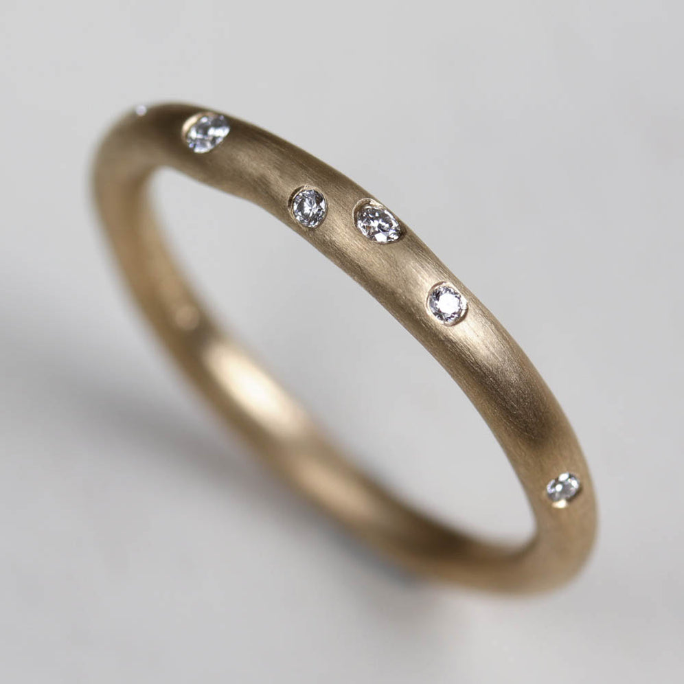Narrow Rings - Ethically Sourced Diamonds, Recycled Metals – Aide-mémoire
